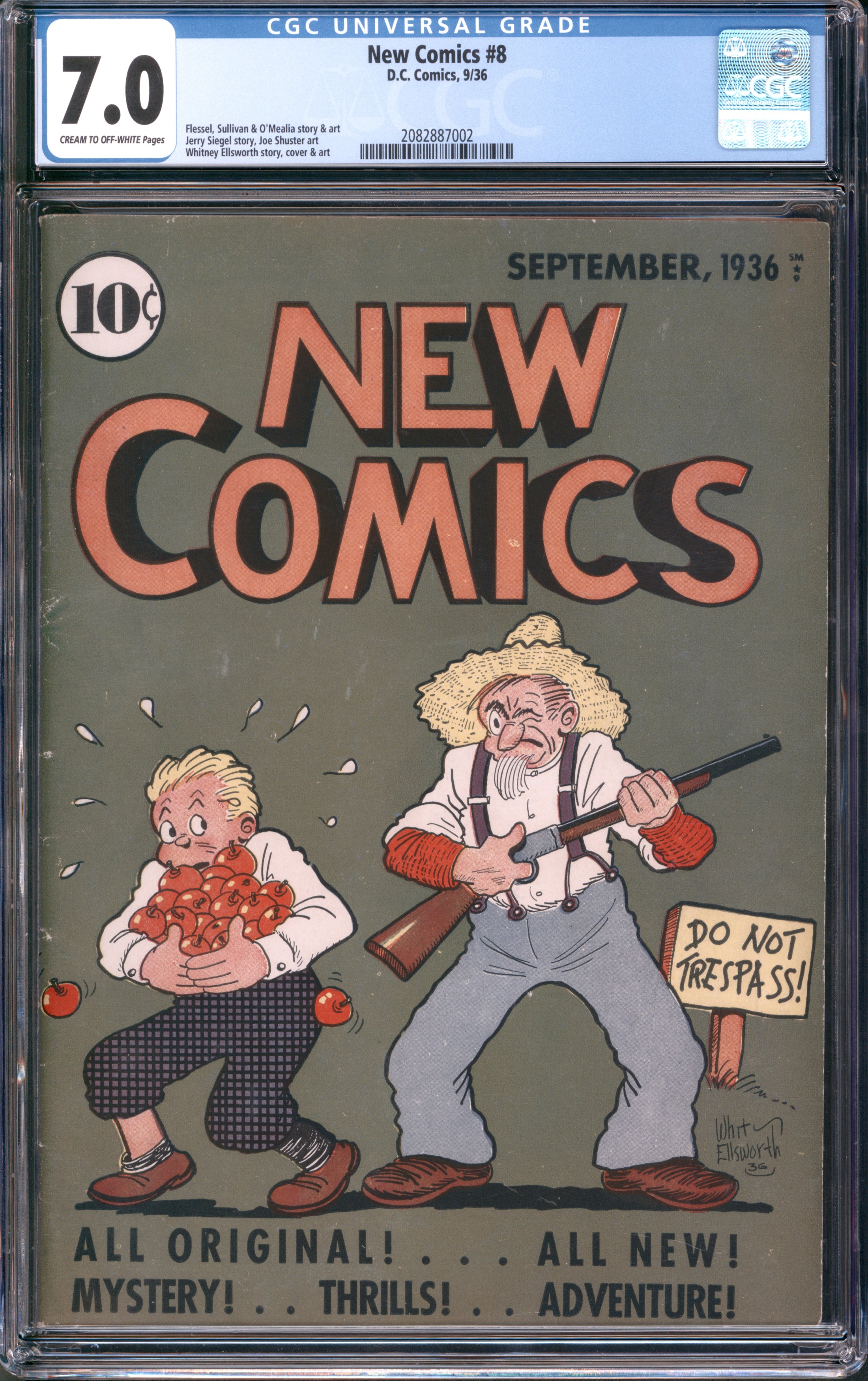 New Comics (1935 DC) # 8 CGC