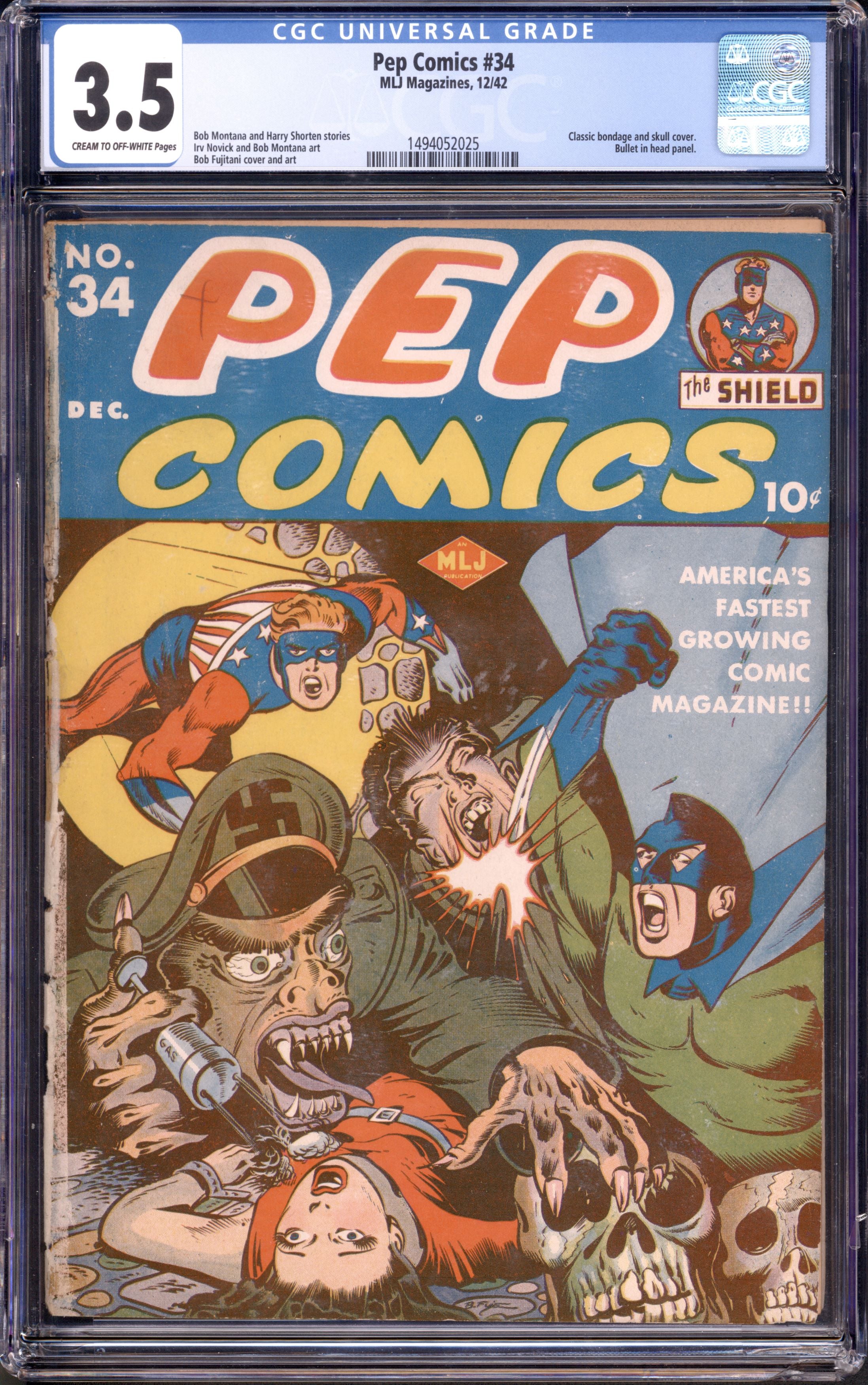 Pep Comics (1940 MLJ) # 34 CGC
