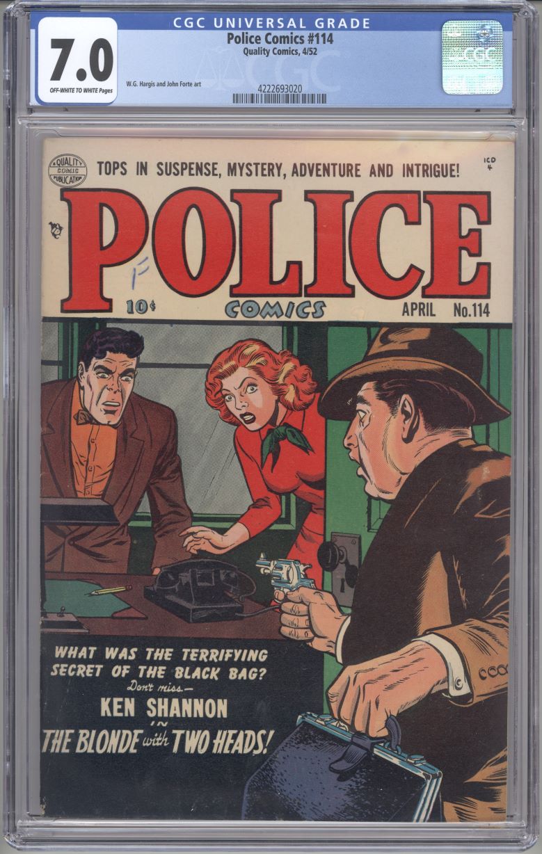Police Comics (1951, Quality Comics) #114 CGC