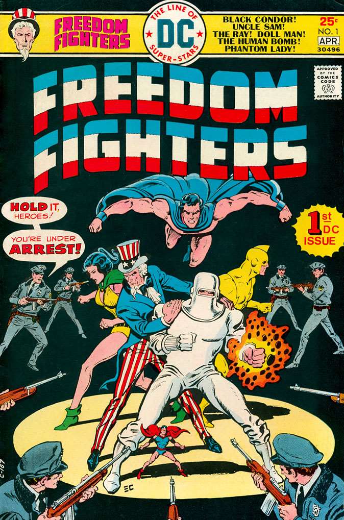 Freedom Fighters (1976 DC) # 1 Raw