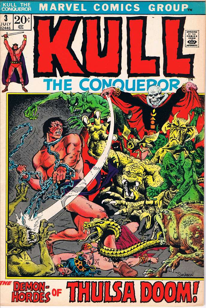 Kull the Conqueror (1971 1st Series Marvel) # 3 Raw