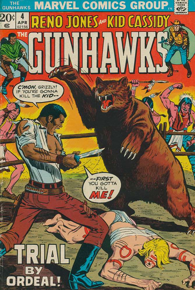 Gunhawks (1972 Marvel) # 4 Raw