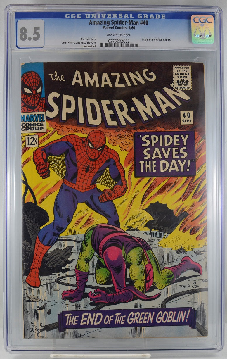 Amazing Spider-Man (1963 1st Series Marvel) # 40 CGC