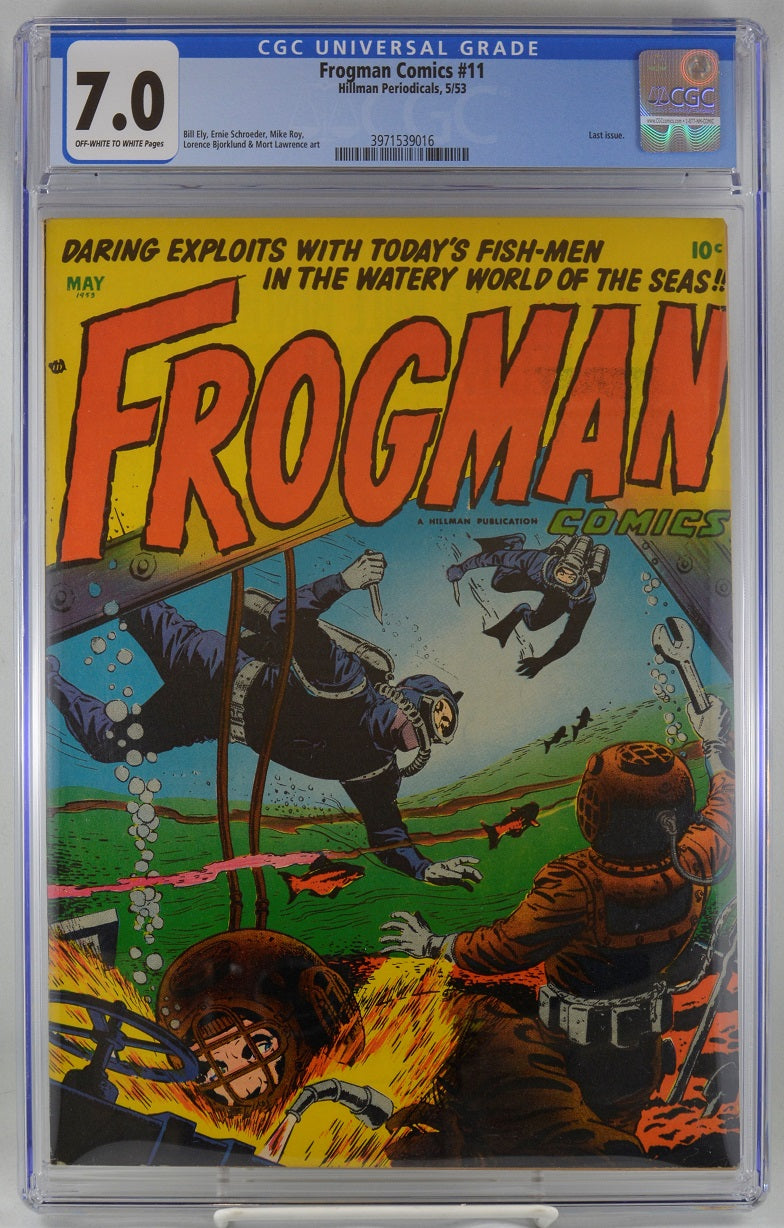 Frogman Comics (1952 Hillman) # 11 CGC