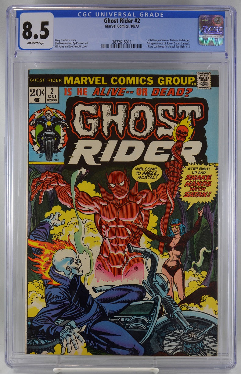 Ghost Rider (1973 1st Series Marvel) # 2 CGC