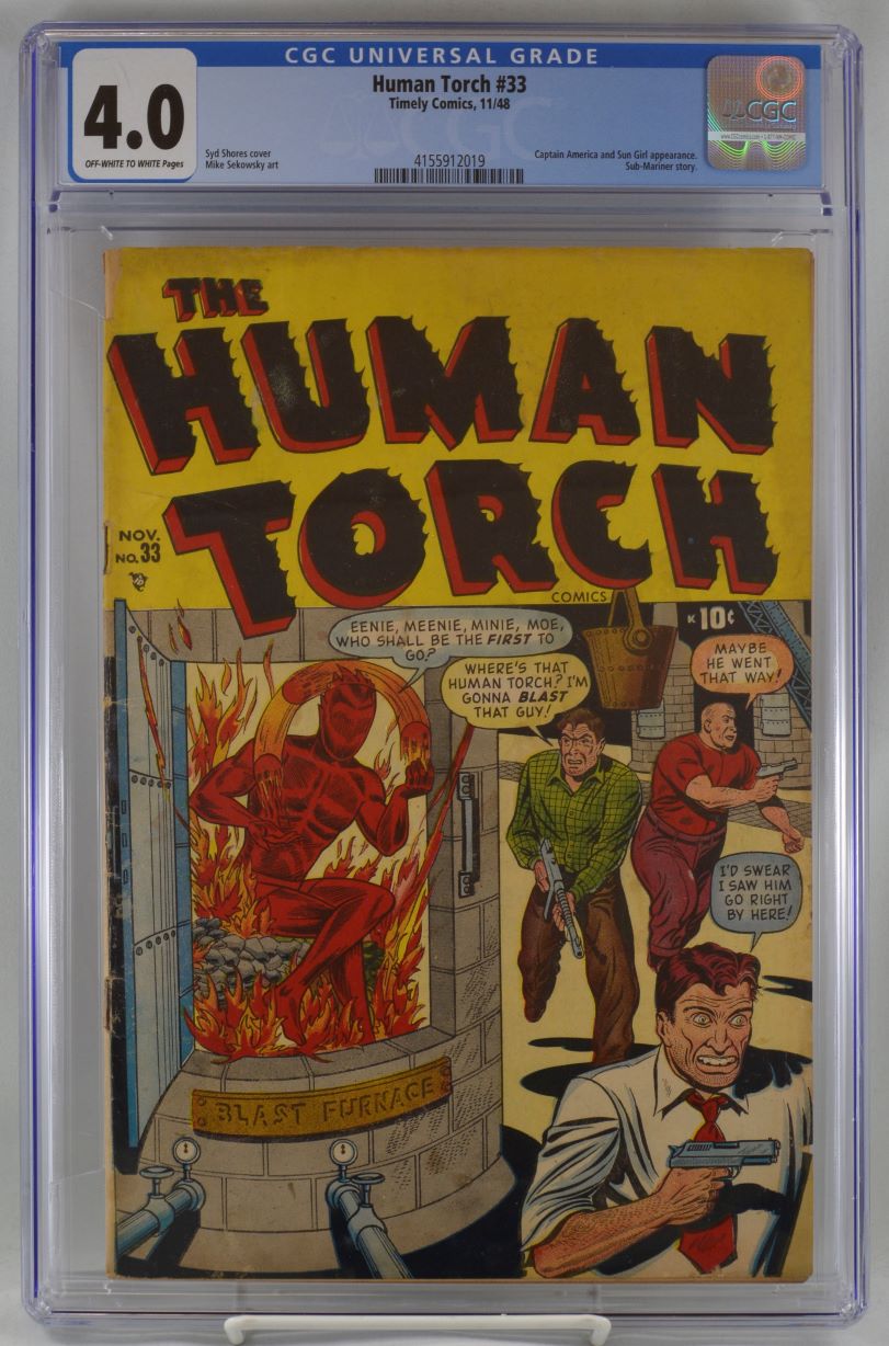 Human Torch (1941, Timely) # 33 CGC