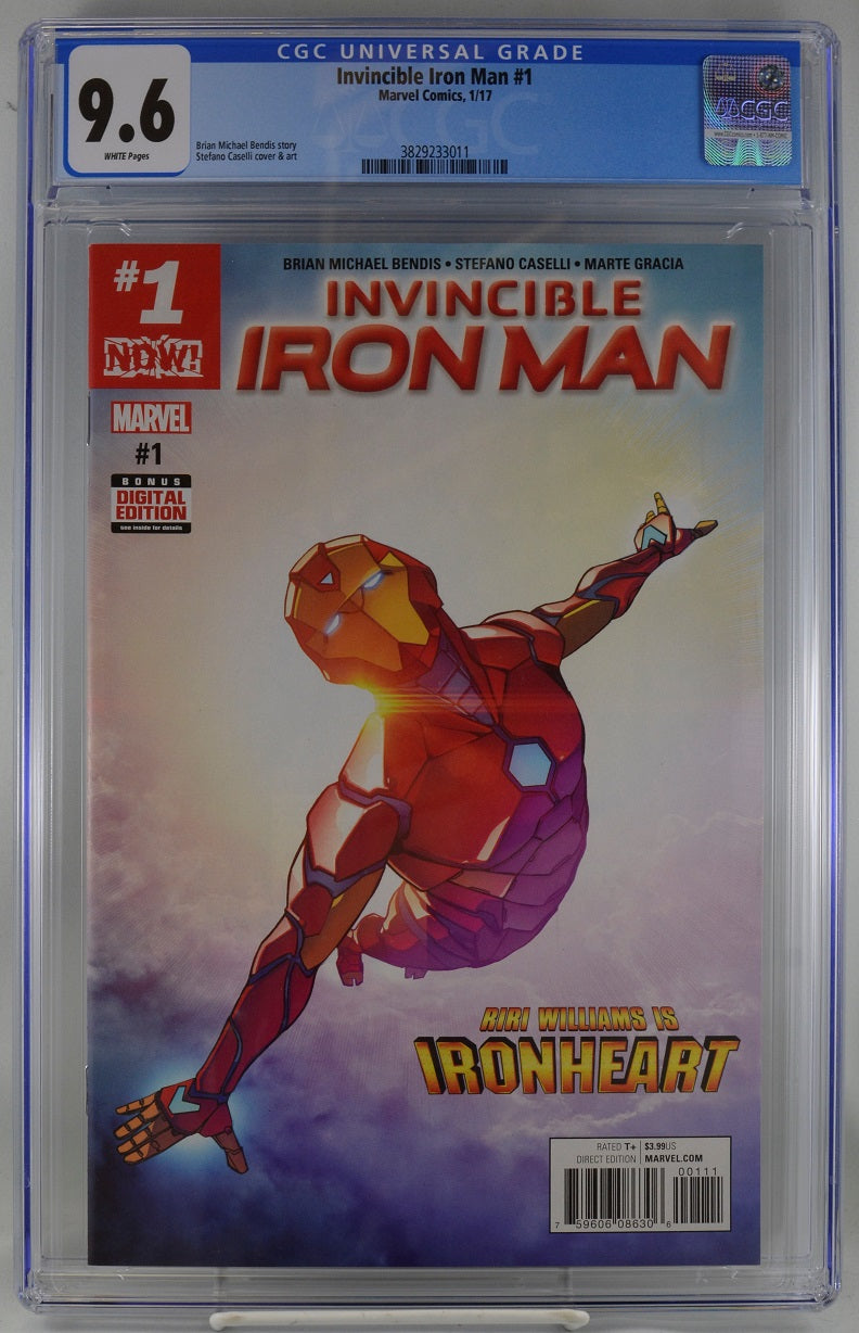 Invincible Iron Man ( Marvel 2017) # 1 CGC