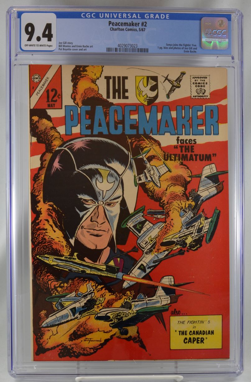 Peacemaker (1967, Charlton Comics) # 2 CGC