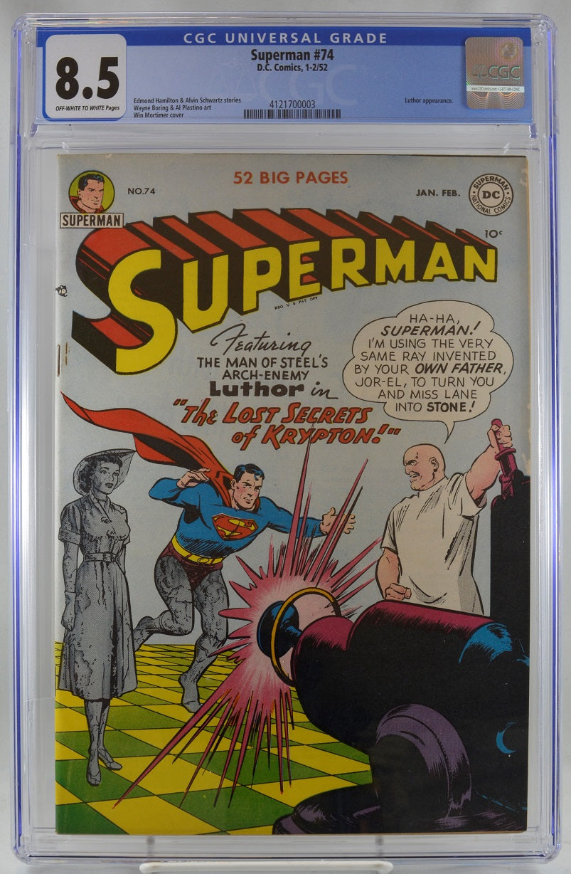 Superman (1939 1st Series DC) # 74 CGC
